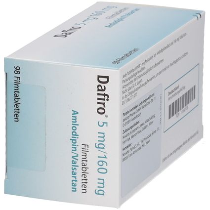 Dafiro 5 mg/160 mg 98 St mit dem E-Rezept kaufen - Shop Apotheke