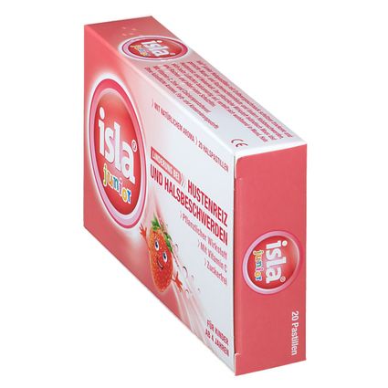 isla junior Halspastillen bei Kinderhalsschmerzen 20 St - Shop Apotheke