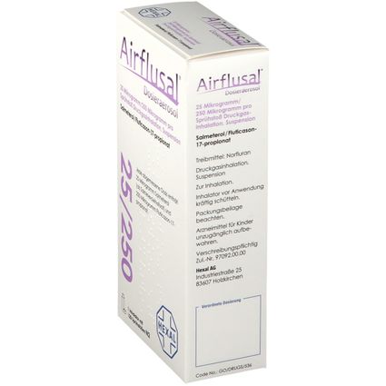 Airflusal® Dosieraerosol 25 µg/250 µg 1 St mit dem E-Rezept kaufen ...