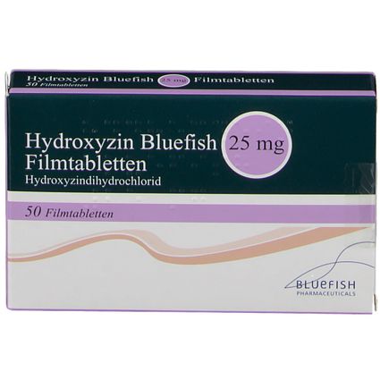 Hydroxyzin Bluefish 25 mg 50 St mit dem E-Rezept kaufen - Shop Apotheke