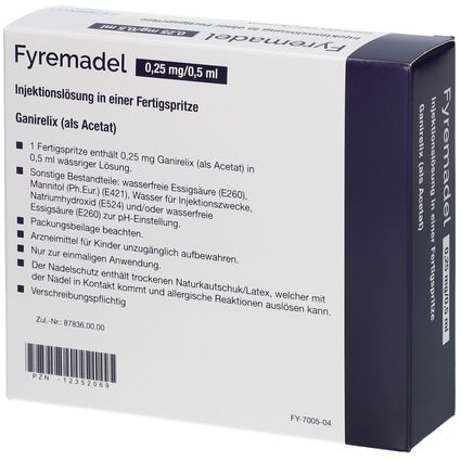 Fyremadel 0,25 mg/0,5 ml 5 St mit dem E-Rezept kaufen - Shop Apotheke