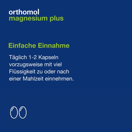 Orthomol Magnesium Plus - für eine normale Muskelfunktion - mit 150 mg ...
