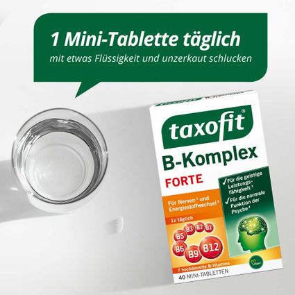 taxofit® B-Komplex Forte 40 St - Shop Apotheke