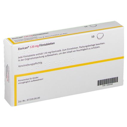 Etorican® 120 mg 10 St mit dem E-Rezept kaufen - Shop Apotheke