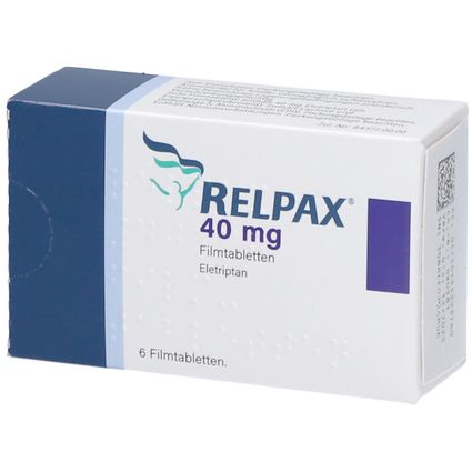 Relpax 40 mg 6 St mit dem E-Rezept kaufen - Shop Apotheke