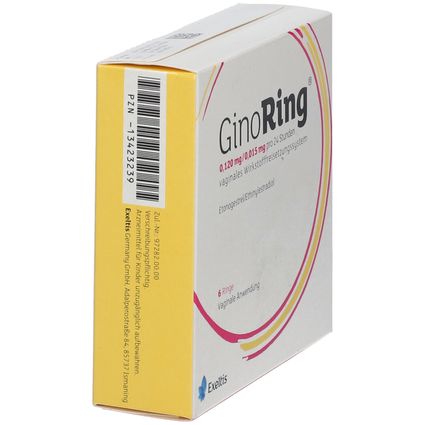 GinoRing® 0,120 mg/0,015 mg pro 24 Stunden 6 St mit dem E-Rezept kaufen ...