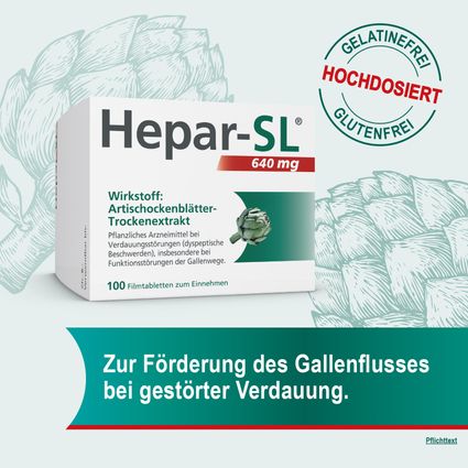 Hepar-SL® 640 mg 100 St - Shop Apotheke