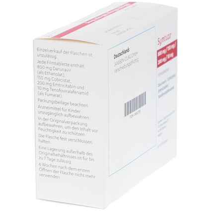 Symtuza® 800 mg/150 mg/200 mg/10 mg 90 St mit dem E-Rezept kaufen ...