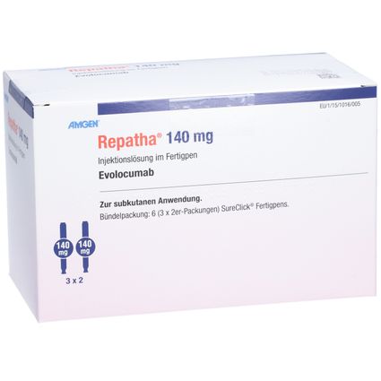REPATHA 140 mg Injektionslösung i.e.Fertigpen 6 St mit dem E-Rezept ...