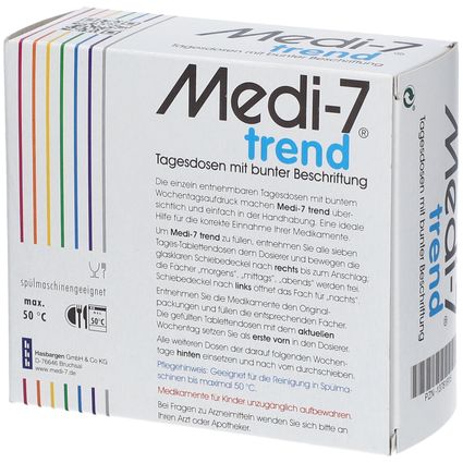 MEDI 7 Medikamentendosierer trend 1 St - Shop Apotheke