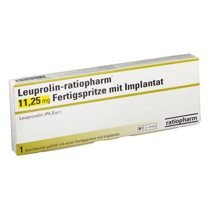 Leuprolin-ratiopharm® 11,25 mg 1 St mit dem E-Rezept kaufen - Shop Apotheke
