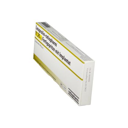 Leuprolin-ratiopharm® 11,25 mg 1 St mit dem E-Rezept kaufen - Shop Apotheke