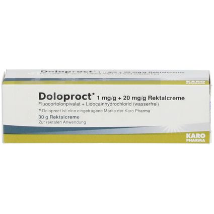 DOLOPROCT 1 mg/g + 20 mg/g Rektalcreme 30 g mit dem E-Rezept kaufen ...
