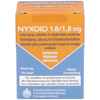 Nyxoid® 1,8 mg 2x1 St mit dem E-Rezept kaufen - Shop Apotheke