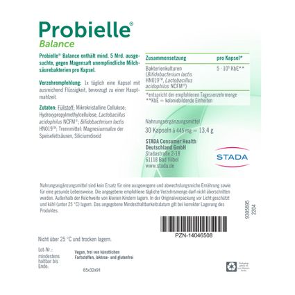 Probielle Balance 30 St - Shop Apotheke