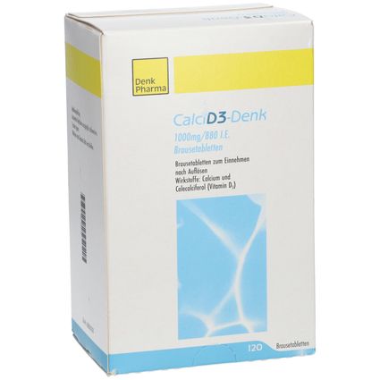 CALCI D3-Denk 1.000 mg/880 I.E. 120 St - Shop Apotheke