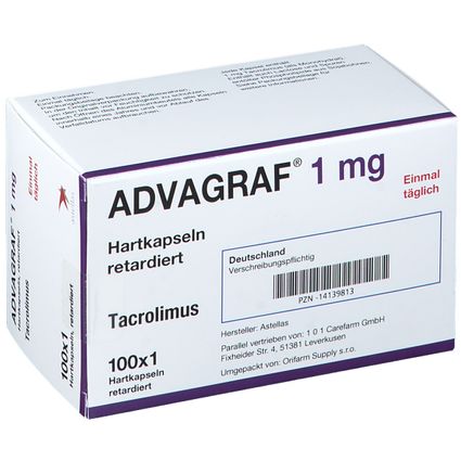 Advagraf® 1Mgap 100 St mit dem E-Rezept kaufen - Shop Apotheke