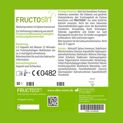 FRUCTOSiN® - zur Linderung von durch Fruktosemalabsorption bedingten ...