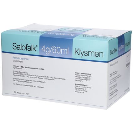 Salofalk® 4G/60Ml Klysmen 21 St mit dem E-Rezept kaufen - Shop Apotheke