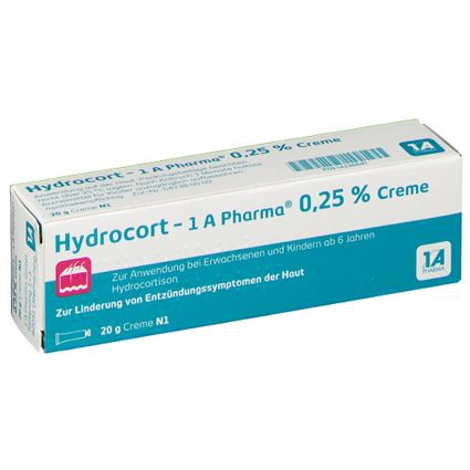 Hydrocort 0,25 % - 1 A Pharma 20 g - Shop Apotheke