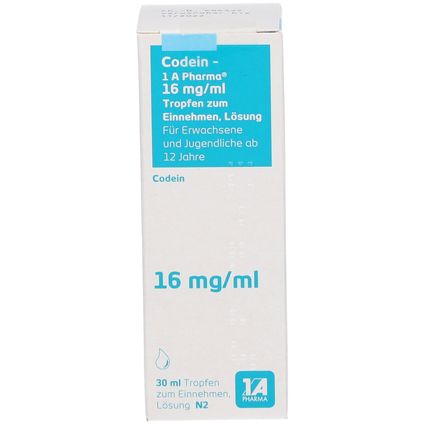 Codein 1A Pharma® 16Mg/Ml 30 ml mit dem E-Rezept kaufen - Shop Apotheke