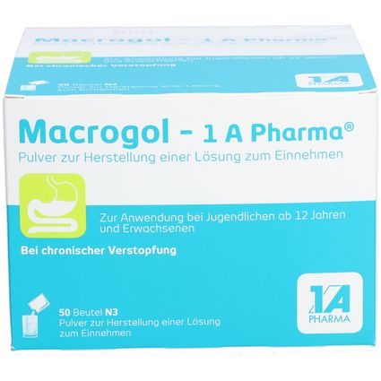 Macrogol - 1A Pharma® Pulver zur Herstellung einer Lösung zum Einnehmen ...