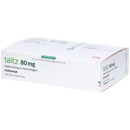 TALTZ 80 mg Injektionslösung in einem Fertigpen 2 St mit dem E-Rezept ...