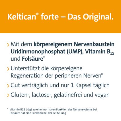 Keltican® forte Kapseln mit Uridinmonophosphat (UMP), Vitamin B12 und ...