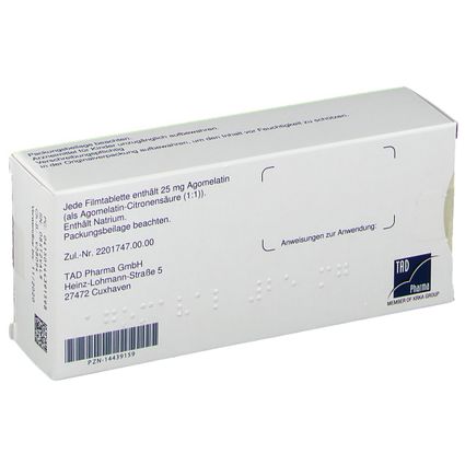 Agomaval® 25 mg 98 St mit dem E-Rezept kaufen - Shop Apotheke