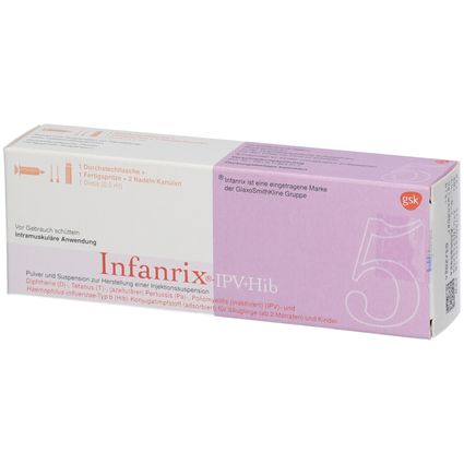 INFANRIX-IPV+Hib Pulver und Suspension zur Herstellung einer ...