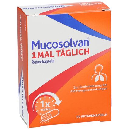 MUCOSOLVAN 1x täglich Retardkapseln Schleimlöser bei Husten - Jetzt 10% ...