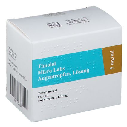 Timolol Micro Labs 5 mg/ml 6x5 ml mit dem E-Rezept kaufen - Shop Apotheke