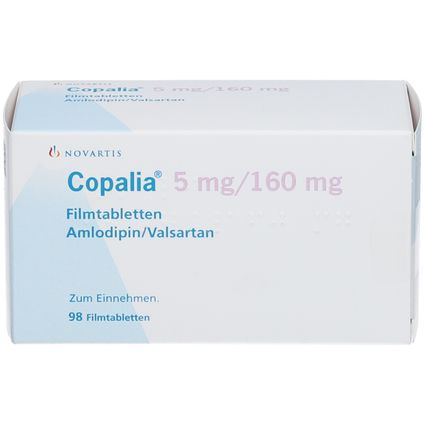 COPALIA 5 mg/160 mg Filmtabletten 98 St mit dem E-Rezept kaufen - Shop ...