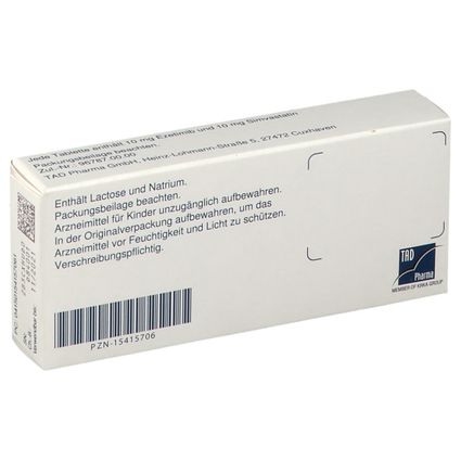 Ezesimin® 10 mg/10 mg 30 St mit dem E-Rezept kaufen - Shop Apotheke