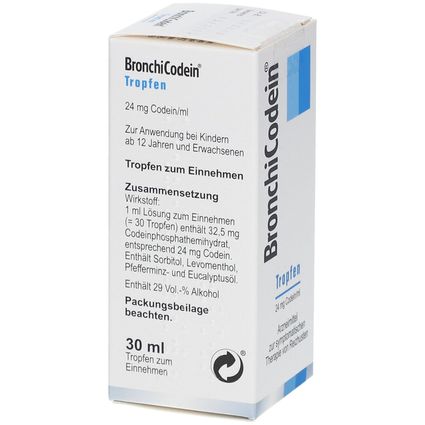 BronchiCodein Tropfen 24 mg/ml 30 ml mit dem E-Rezept kaufen - Shop ...