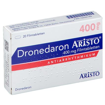 Dronedaron Aristo® 400 mg 20 St mit dem E-Rezept kaufen - Shop Apotheke