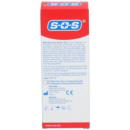 SOS® Schmerz-Stopp Gel 50 g - Shop Apotheke