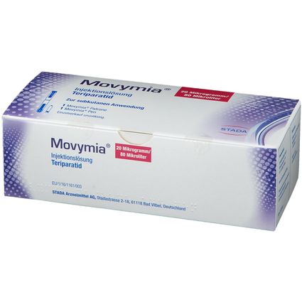 Movymia® Pen und 20 µg/80 µl Injektionslösung 1 St mit dem E-Rezept ...