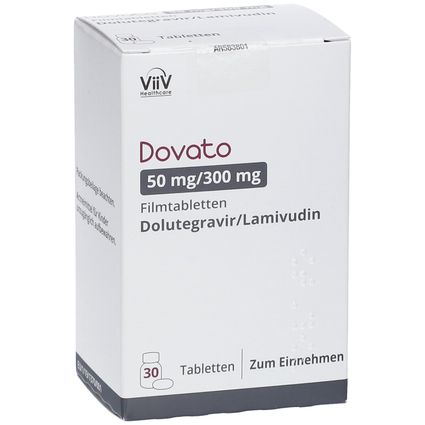 Dovato 50 mg/300 mg 1x30 St mit dem E-Rezept kaufen - Shop Apotheke