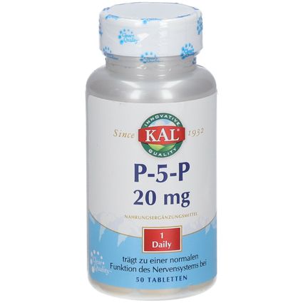 KAL ® P-5-P 20 mg Pyridoxal-5-Phosphat Tabletten 20 mg 50 St - Shop ...