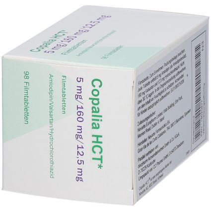 Copalia HCT 5 mg/160 mg/12,5 mg 98 St mit dem E-Rezept kaufen - Shop ...