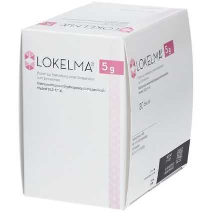 Lokelma® 5 g 30 St mit dem E-Rezept kaufen - Shop Apotheke