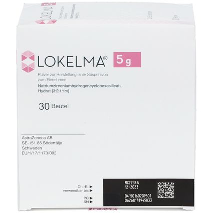 Lokelma® 5 g 30 St mit dem E-Rezept kaufen - Shop Apotheke