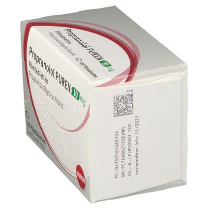 Propranolol PUREN 10 mg 100 St mit dem E-Rezept kaufen - Shop Apotheke