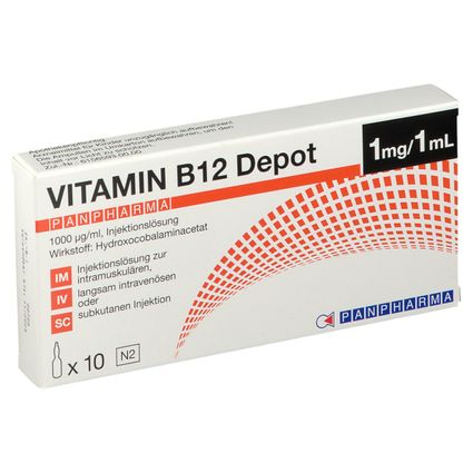 VITAMIN B12 Depot 1 mg/ml PANPHARMA 10x1 ml - Shop Apotheke