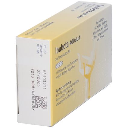 Ibubeta® 400 akut 30 St - Shop Apotheke