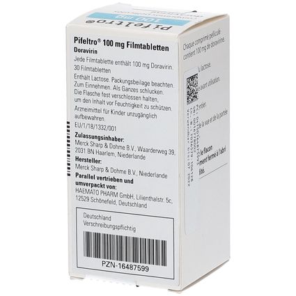 Pifeltro 100 mg 30 St mit dem E-Rezept kaufen - Shop Apotheke