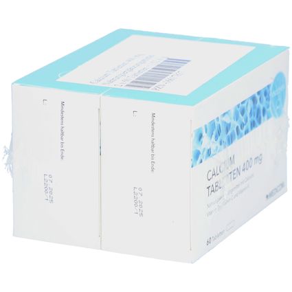 CALCIUM TABLETTEN 400 mg 2x60 St - Shop Apotheke