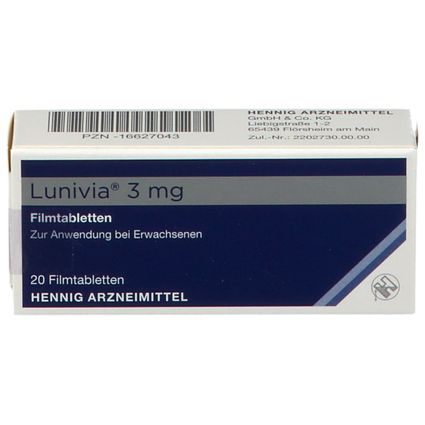 Lunivia® 3 mg 20 St mit dem E-Rezept kaufen - Shop Apotheke