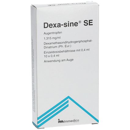 DEXA-SINE SE 1,315 mg/ml Augentr.i.Einzeldosisb. 10x0,4 ml mit dem E ...